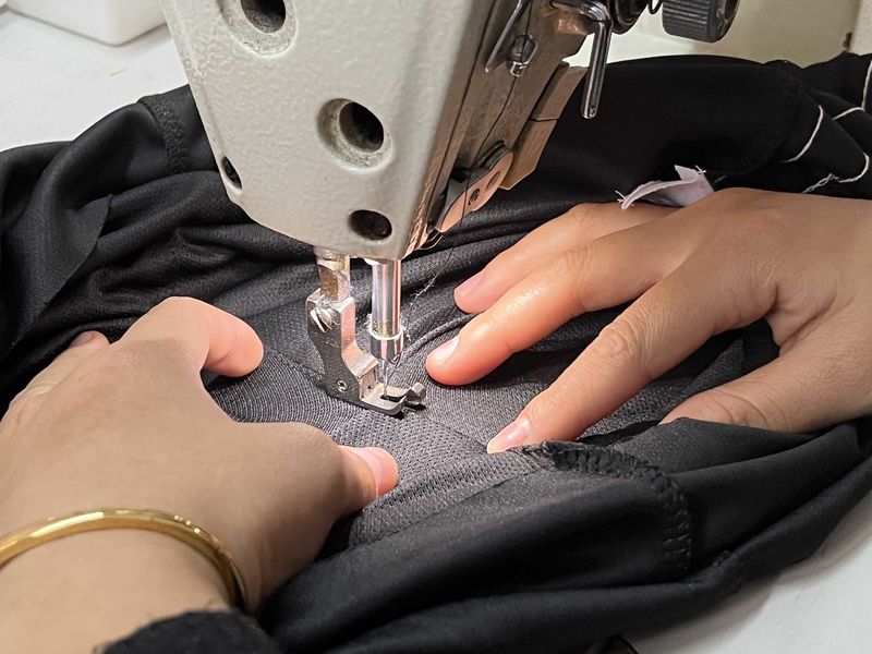 ประเทศจีน Guangzhou Haisay Clothing Co., Ltd. สายการผลิตของโรงงาน